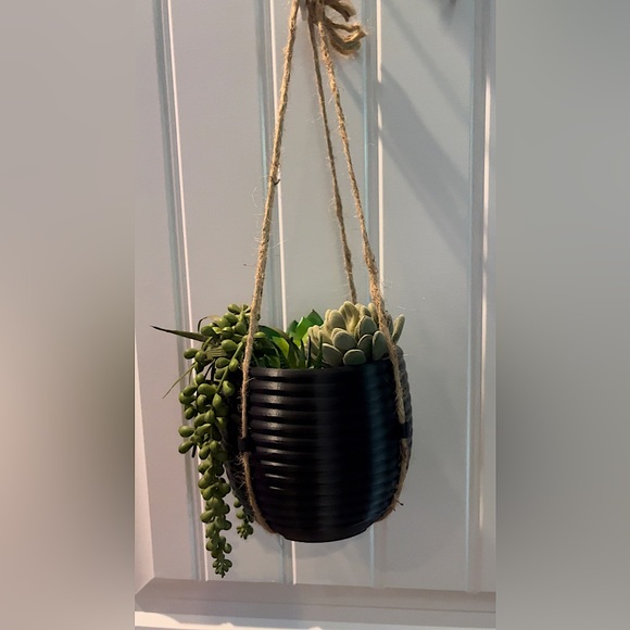 Accents | 45 Groove Design Hanging Planter | Poshmark